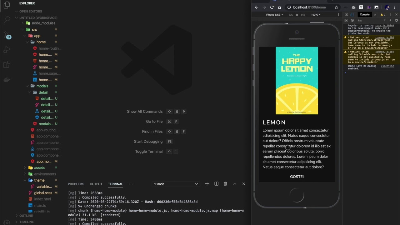 [ Ionic 4 ] Shared Animation / Ionic + Angular + Animation