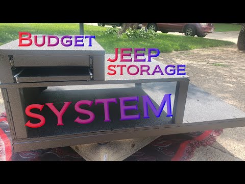 Jeep Cherokee: Rear Storage System on a Budget