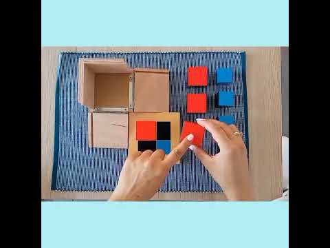 Binomial Cube: Montessori Sensorial Presentation by Piccadilly