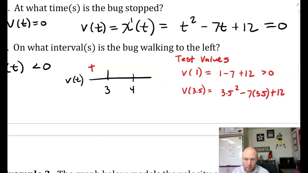 AP Calculus AB | 4-2A Linear Motion