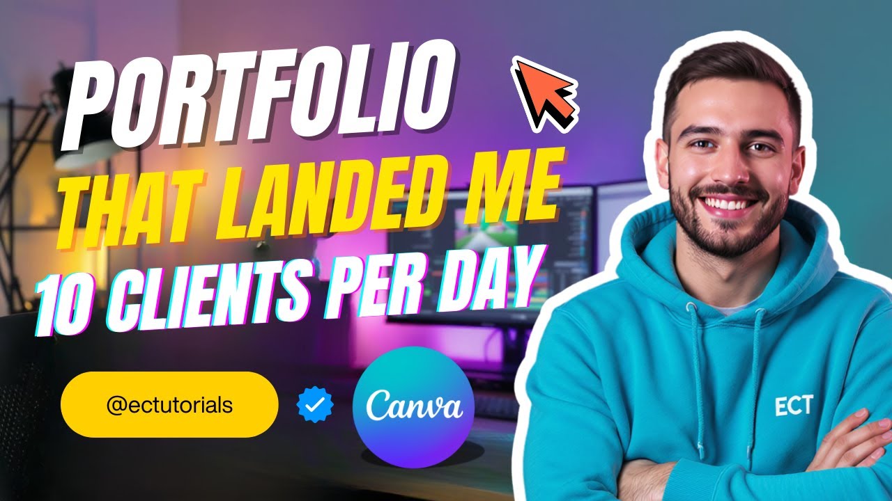 How to Make a FREE Portfolio Website in Canva (No Code Needed!)