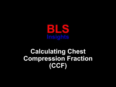 Calculating Chest Compression Fraction (CCF)