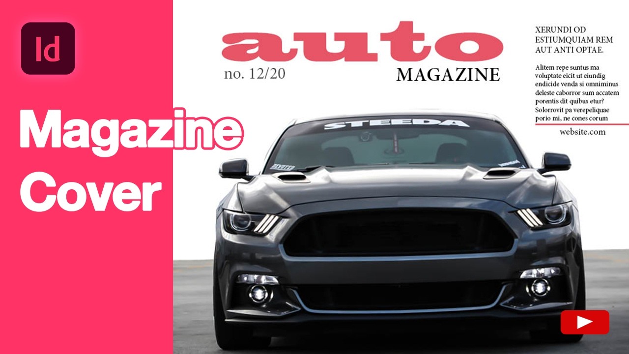 How to Create Magazine Cover in Indesign