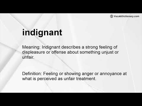 indignant Meaning