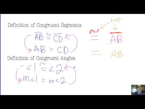 2.6 Proofs: Definition of Congruent Angles