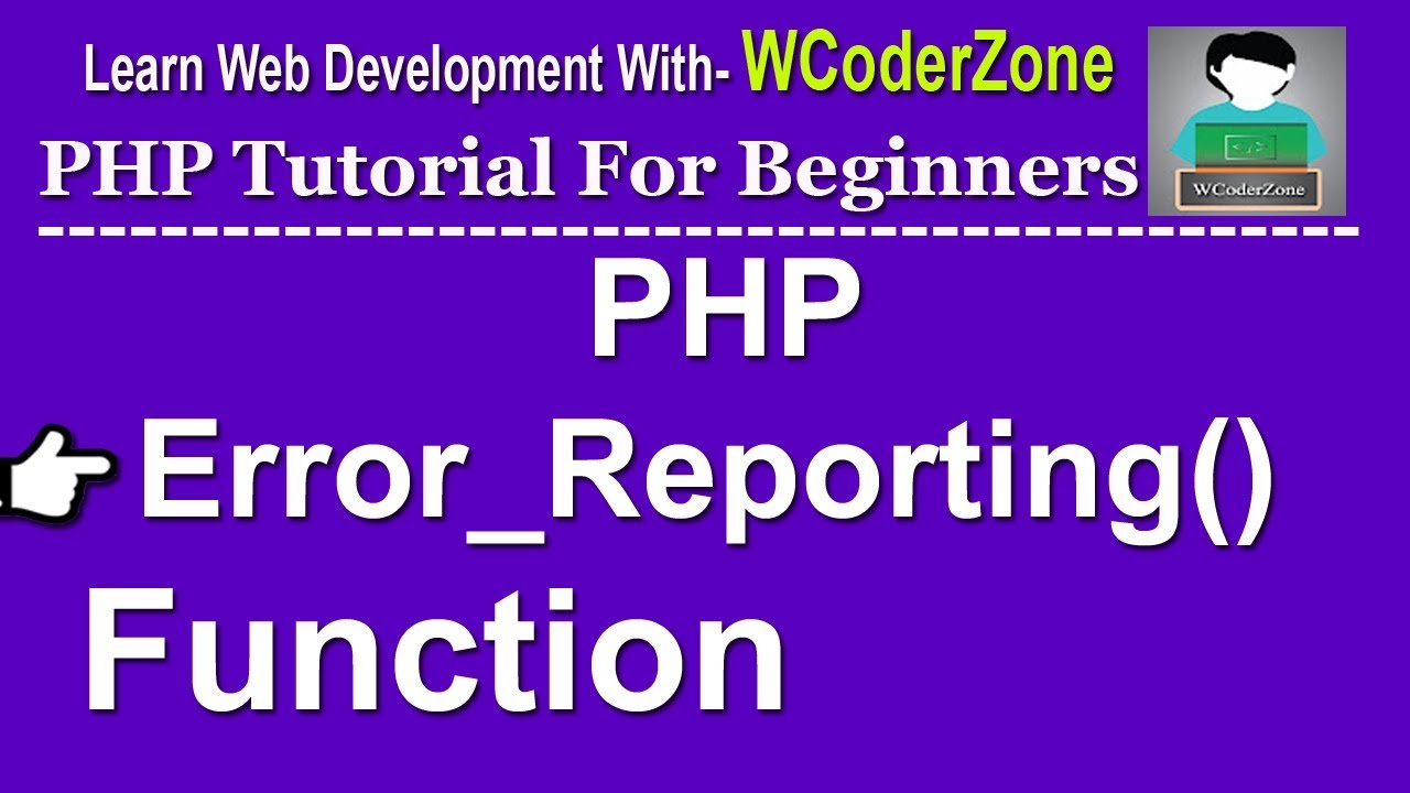 php error reporting in English- (php ini)