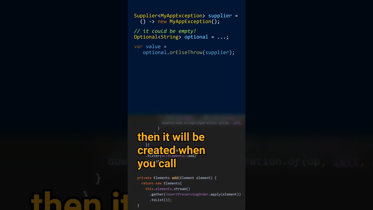 What is a Supplier? - Cracking the Java Coding Interview