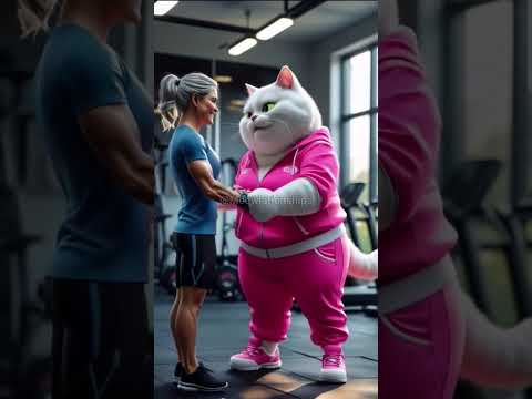 Fat Cat Story Of Success #cats #catlovers #shorts #ai