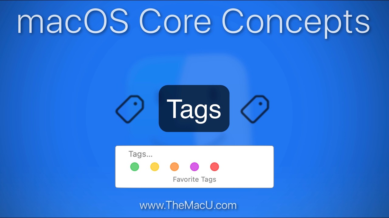 How to use Tags to label & organize files or Folders on a Mac! macOS Tutorial...