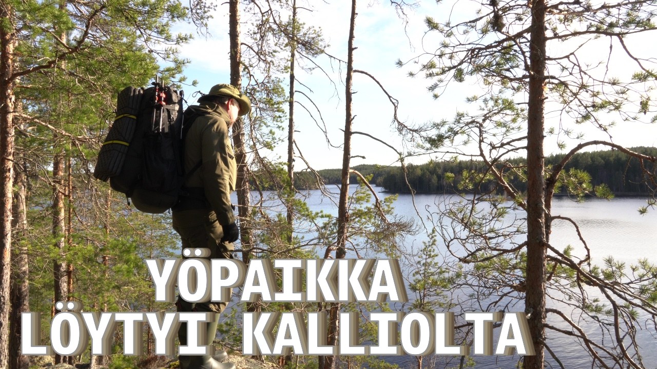 Yöretki järven rantaan. YÖ KALLIOLLA. Retkeily ja ulkoilu.
