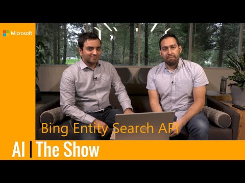 Bing Entity Search API