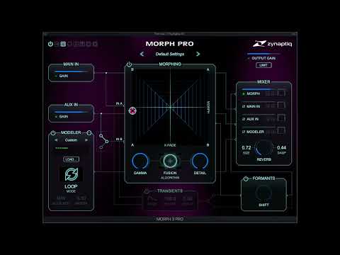 Out now: Zynaptiq MORPH 3 & MORPH 3 PRO - Gearspace