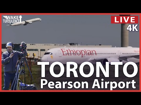 🔴LIVE Toronto Pearson Airport Plane Spotting | 2025.06.14 CYYZ Action! (4K)