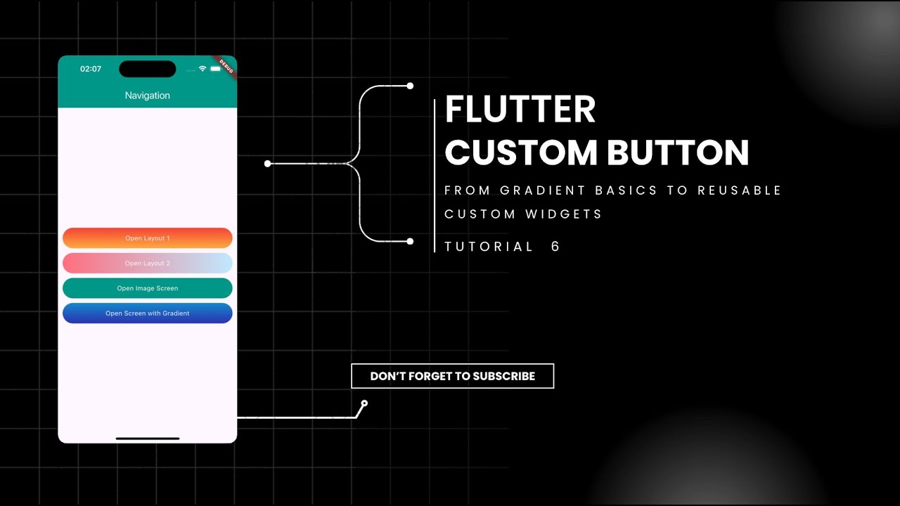 Flutter Button: From Gradient Basics to Reusable Custom Widgets