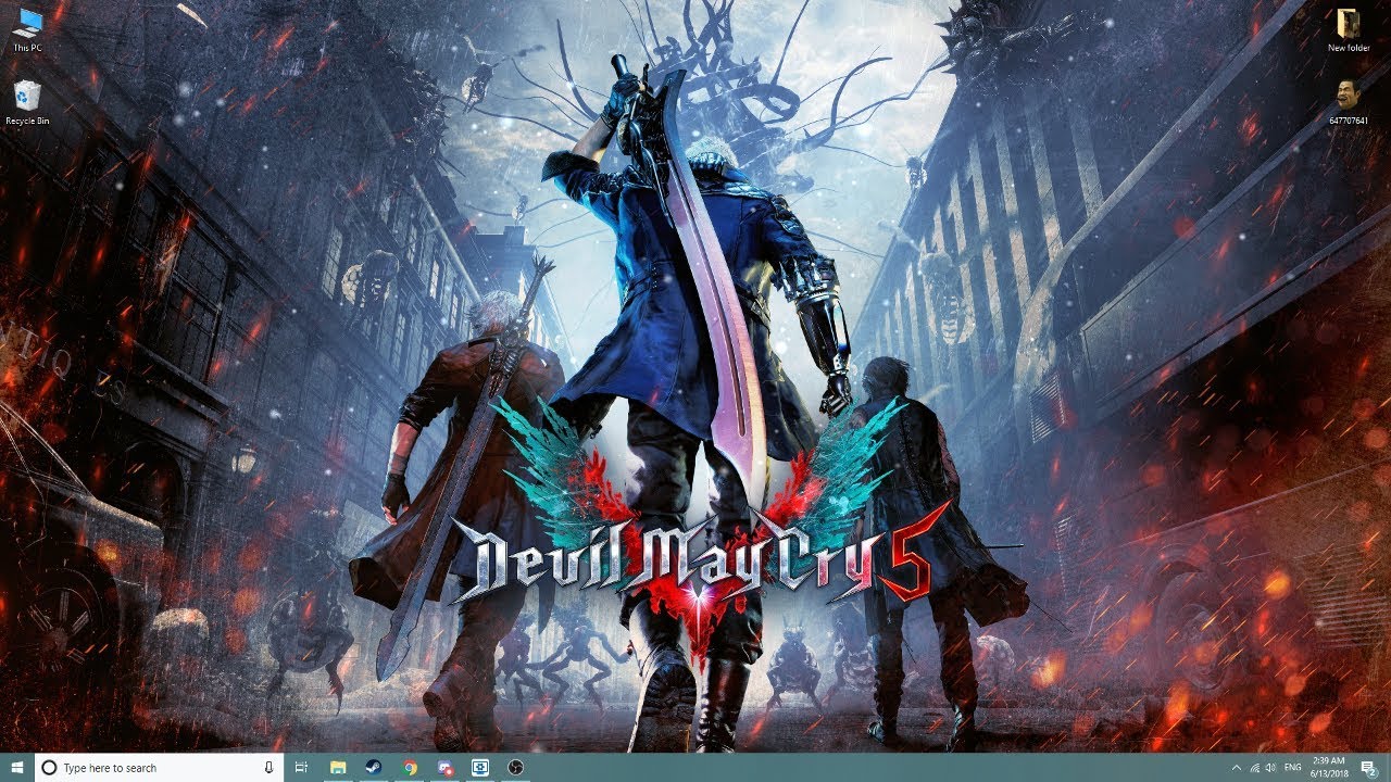 Wallpaper Engine - Devil May Cry 5 Theme [1080p60fps]