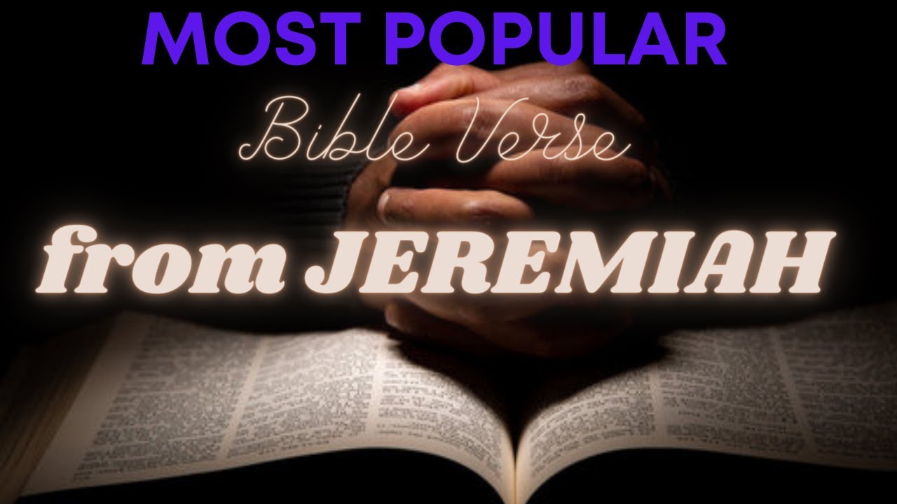 Most popular Bible verses from Jeremiah