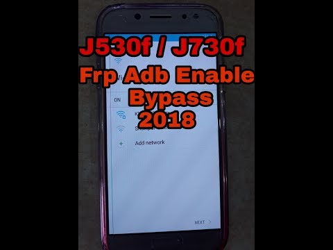 Samung J5pro j7pro Frp Adb Bypass 100% Working
