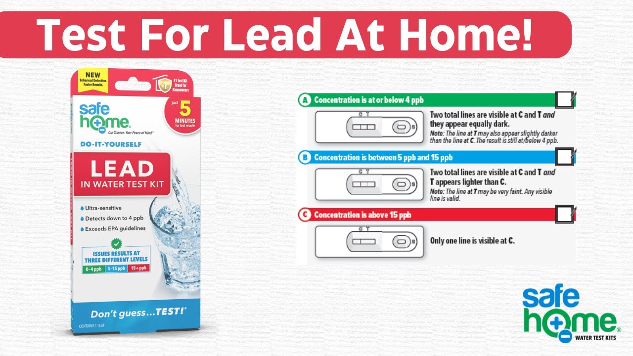 How To Use The Safe Home DIY Lead in Water Test Kit