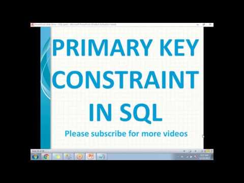 Learn Primary Key Constraint in SQL | SQL Primary Key - Mind Luster