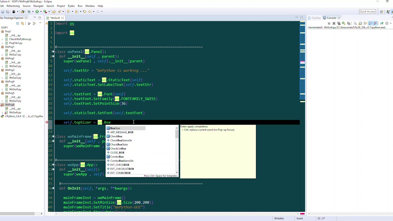 WxPython Tutorial 11 Rendering text