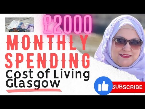 What I Spend in a Month Living in Glasgow | Fully Explained | Student on A Budget | Family of 3 |