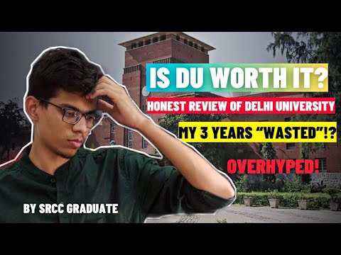 Is DU even worth it? 🥲 Delhi university “over hyped”? ! Delhi university admissions| CUET 2024|SRCC
