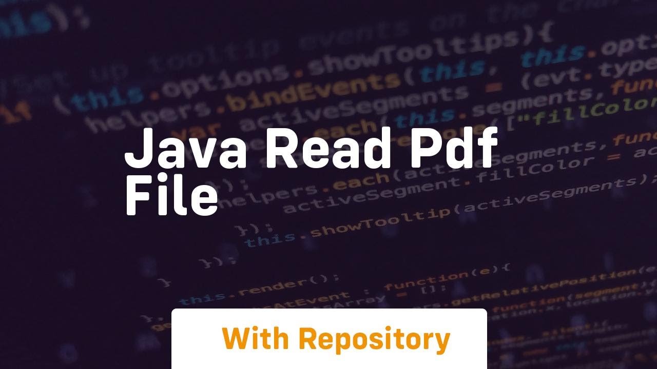 java read pdf file
