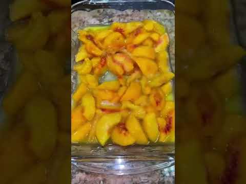 Easy Peach Cobbler🍑