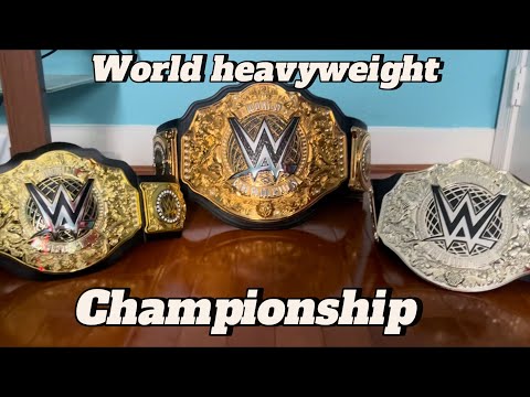WWE replica vs WWE shop vs Mattel world heavyweight championship 