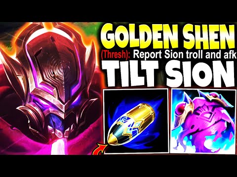 My New First Strike Shen Build is the BEST WAY to TILT SION and MAKE THEM FF15 🔥 | s15 Gameplay