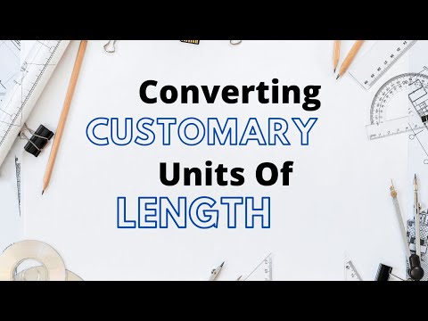 Converting CUSTOMARY Units of LENGTH:Feet, Inches, Yards, Miles|4th and 5th Grade Math