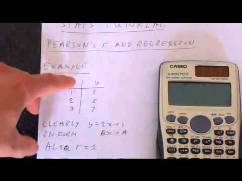 Casio Fx-991ES PLUS Statistics: Standard Deviation, Normal Distribution and Regression