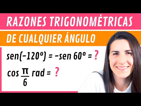 Razones TRIGONOMÉTRICAS de CUALQUIER ÁNGULO 🟠 Seno, Coseno y Tangente SIN calculadora