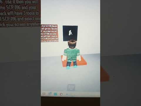 I had Become SCP 096 in SCP games and SCP monsters in roblox