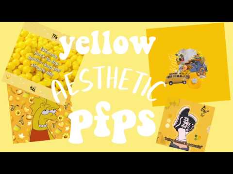 yellow aesthetic pfps