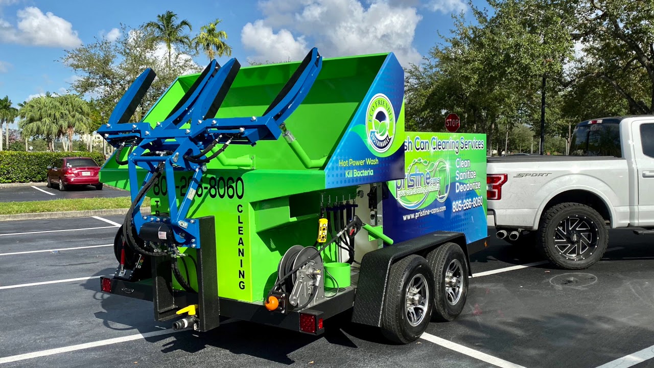 Dual Trailer || Trash Can Cleaners || Sparkling Bins