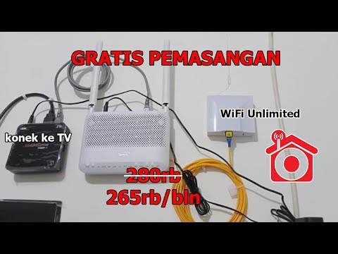 Gratis pemasangan wifi!! harga paket indihome turun, bisa dipasang semua rumah.