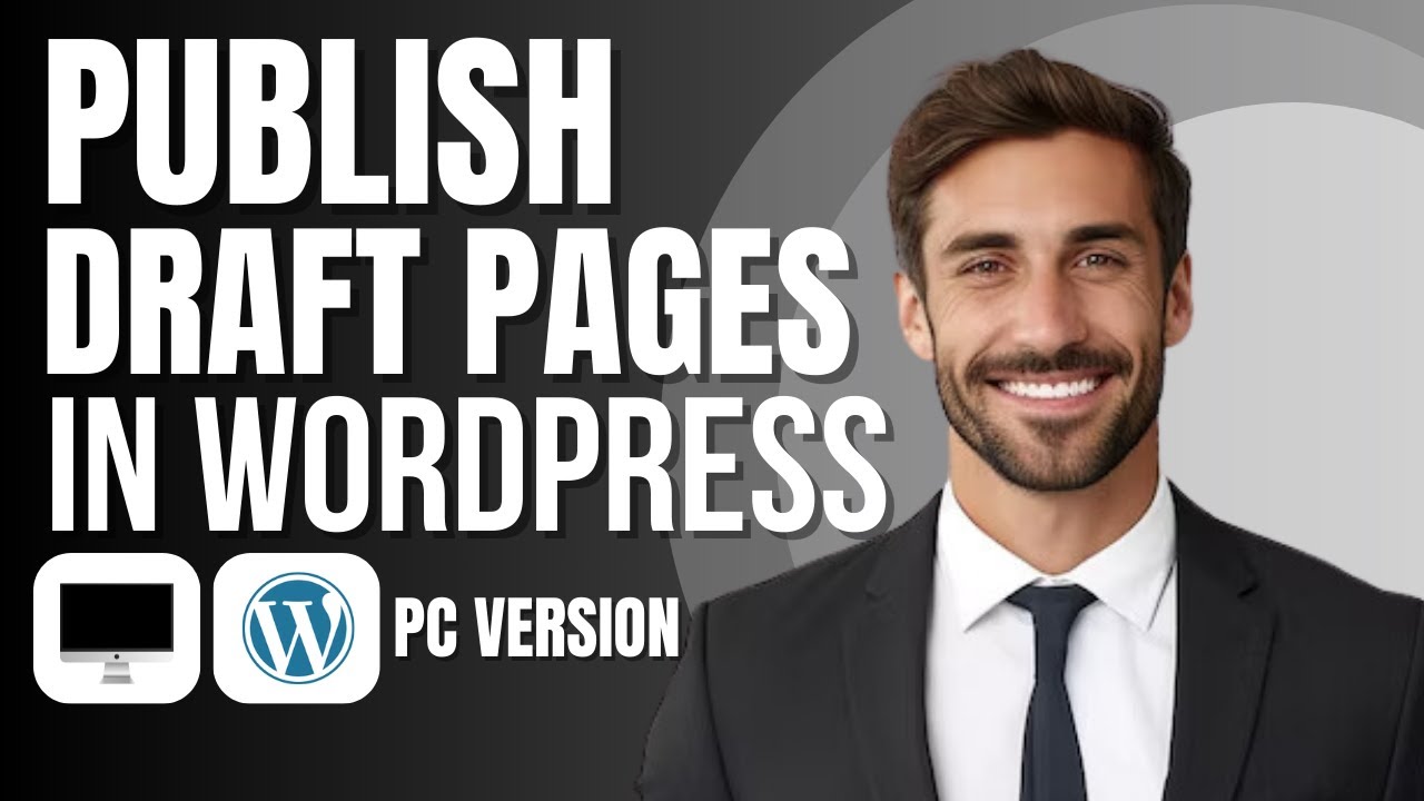 How to Publish Draft Pages in WordPress (2 methods explained - bulk & individual)