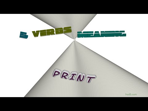 print - 7 verbs synonym of print (sentence examples)