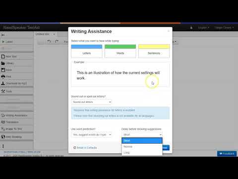ReadSpeaker TextAid - The Writing Assistance Tool
