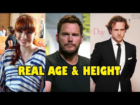 Real Age And Height Of Jurassic World - Fallen Kingdom Actors And Actresses