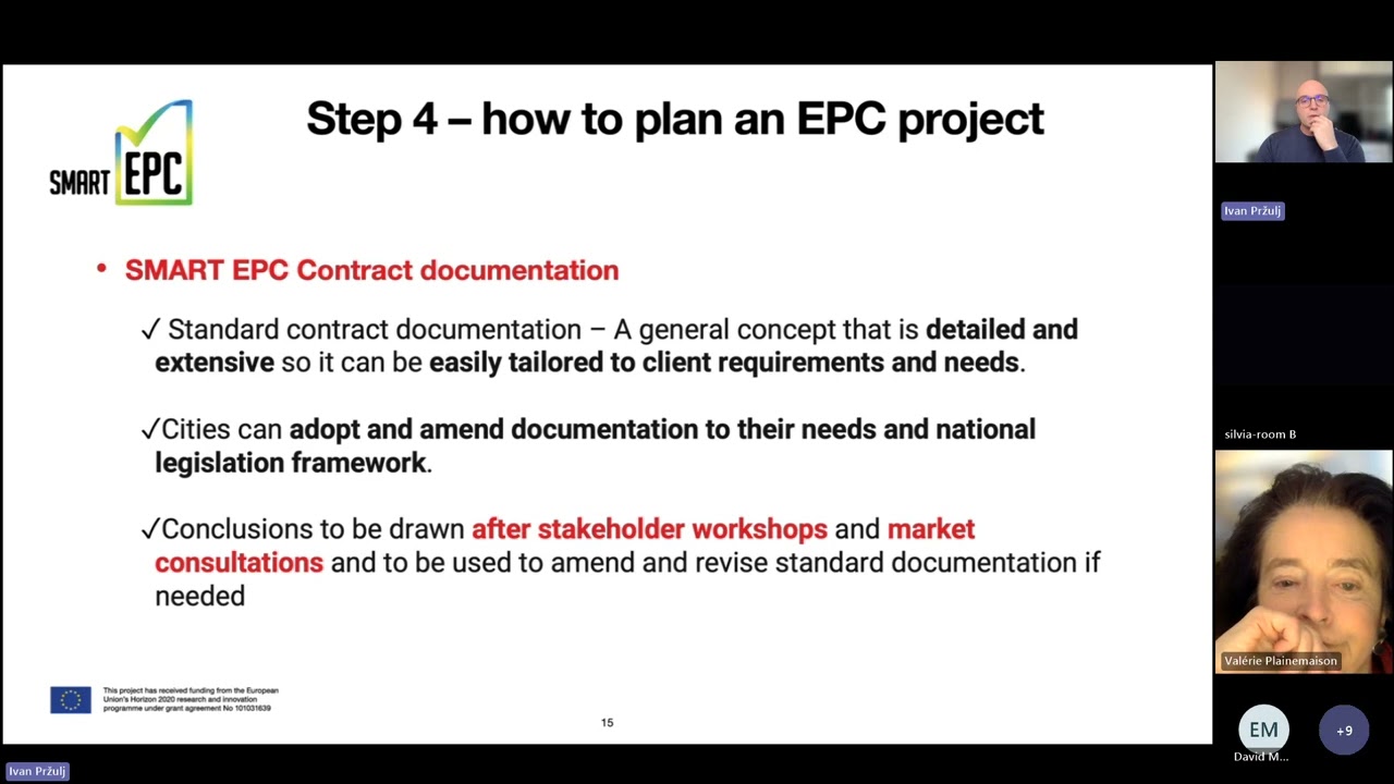 Webinar 2: Activate Your SECAP - Hands-on on Energy Performance Contracting - Breakout room 2