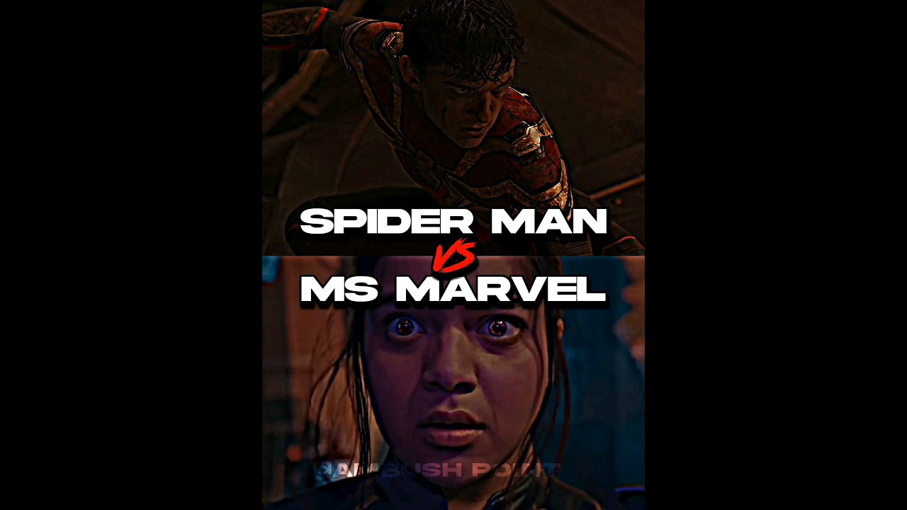 Spider Man VS Ms Marvel #spiderman #msmarvel #marvel
