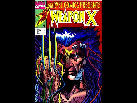 Weapon X, Pt 3! Origin of Wolverine's Claws! By Barry Windsor-Smith! Marvel Comics Presents 74, 1991