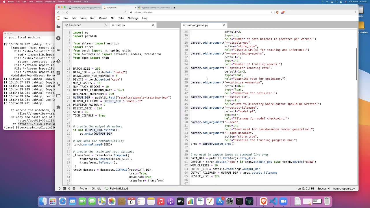 How to improve your Python training scripts with argparse
