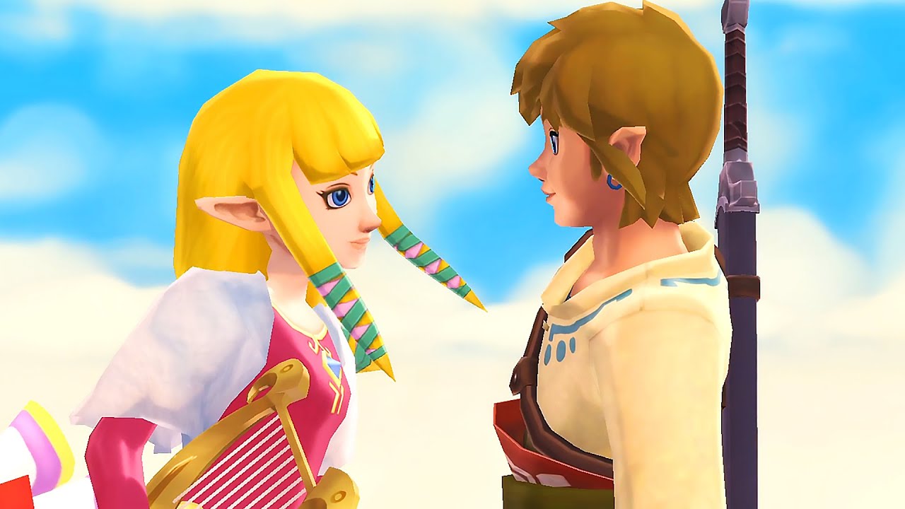 Zelda: Skyward Sword HD - All Link X Zelda (Zelink) Cutscenes