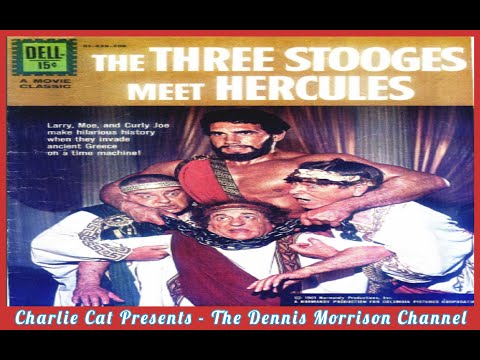 THE THREE STOOGES MEET HERCULES: THE COMIC BOOK WITH DOUBLE PANEL EDITS - AWESOME FUNNY - 1962