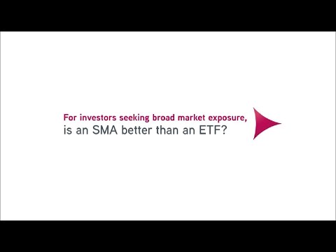 Is an SMA Better Than an ETF?