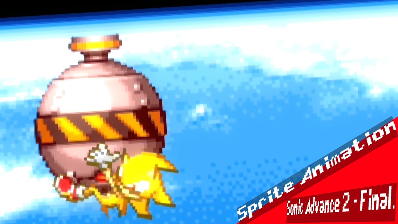 SONIC ADVANCE 2 - EXTRA ENDING (SPRITE ANIMATION)