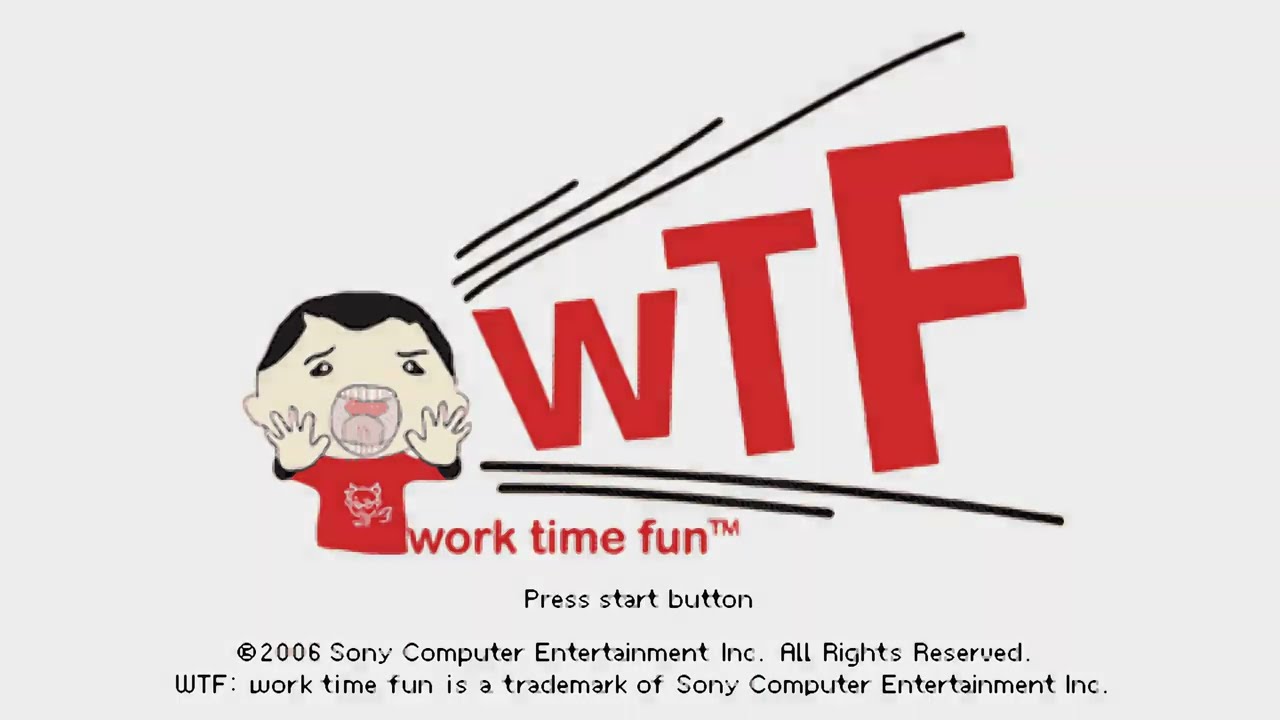 WTF Work Time Fun (PSP/2006) PPSSPP Gameplay 4K